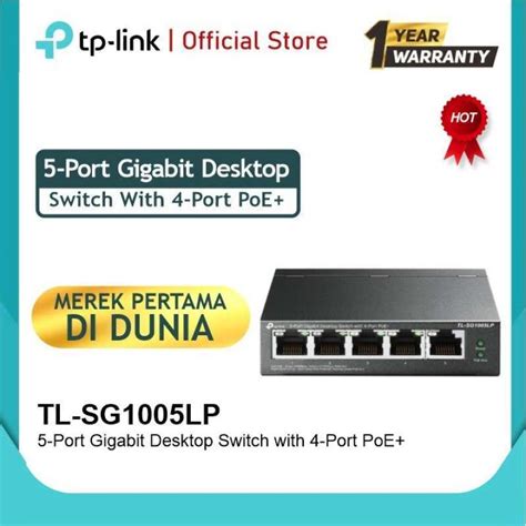 Jual Tp Link Tl Sg Lp Port Gigabit Desktop Switch With Port Poe Di Seller Tp Link