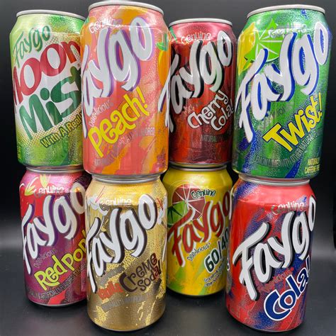 Special Mixed 12 Pack Faygo Case Of Drinks 355ml Per Can Usa Spec