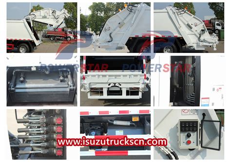 Hot Selling Isuzu 8 Yard Mobile Compactor Vehicle In China Powerstar Trucks