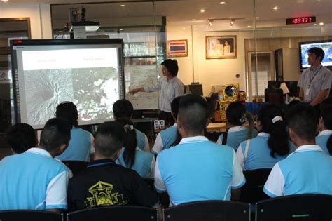 คณะอนุกรรมการประยุกต์เทคโนโลยีอวกาศ กองทัพอากาศ เข้าเยี่ยมชมอุทยานรังสรรค์นวัตกรรมอวกาศ ในวัน