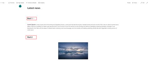 Get Headings From Page And Insert To Webpart Microsoft Community Hub