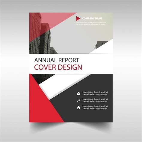 빨간색 삼각형 모양의 전단지 Eps Uidownload