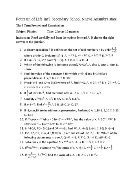 Further Mathematics 1 Pdf Function Mathematics Mathematical