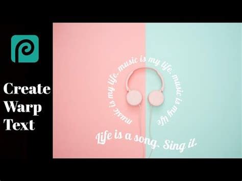 How To Create Warp Text Photopea Tutorial Create Text Text Tutorial