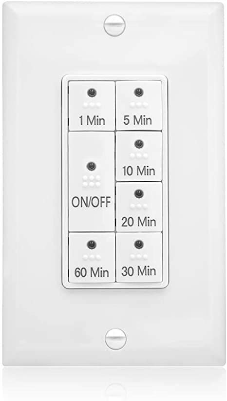 Maxxima 1875 Watt 7 Button Countdown Timer Switch Maximum 60 Minutes Delay 1 2 Hp Perfect For