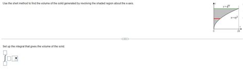Solved Set Up The Integral That Gives The Volume Of The Chegg