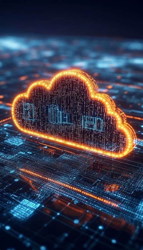 Digital Network Technology Connecting Ai And Server Hardware For