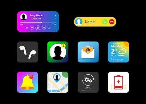 Premium Vector Notification Screen For Phone With Clean Ui Design