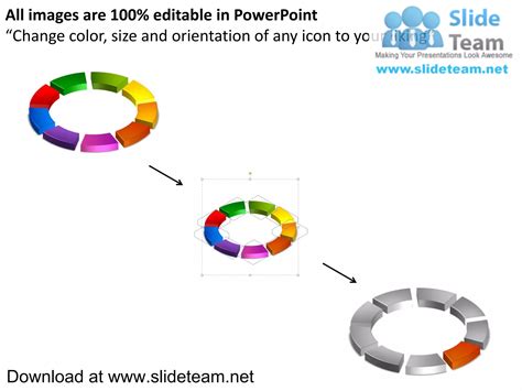 3 D Display Pie Chart Process 9 Pieces Powerpoint Diagrams And Powerpoint Templates Pdf