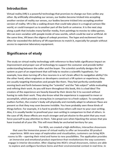 Progress Report Pdf Virtual Reality Simulation