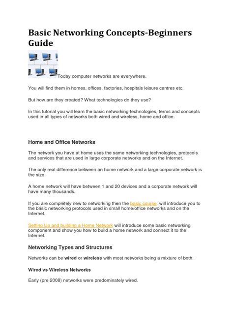 Introduction To Networking And Hardware Pdf Computer Network Ip