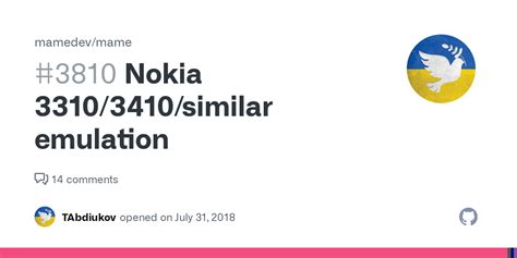 nokia 3310 3410 similar emulation · issue 3810 · mamedev mame · github