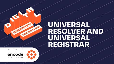 Digital Identity Hack Universal Resolver And Universal Registrar DIF YouTube