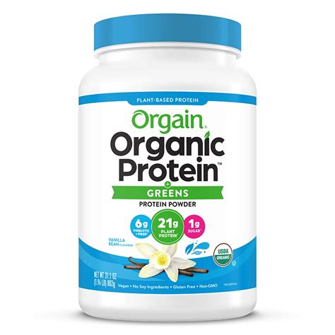 Organic Protein Greens Plant Based Powder Vanilla Orgain