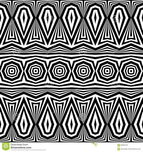 Design Seamless Monochrome Geometric Pattern Stock Vector Illustration Of Pattern Abstract