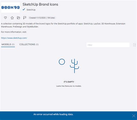 Error Occurred While Loading Data In Warehouse Warehouses Sketchup