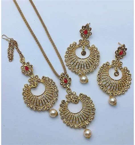 Elegant Locket Chain With Earring Set Zv Online Shopping Price In Pakistan