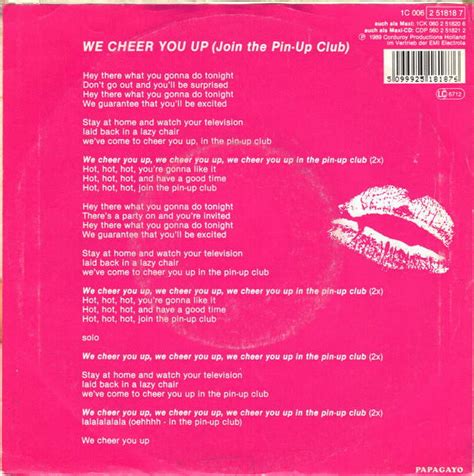 Barbarella (3) ‎– We Cheer You Up (Join The Pin-Up Club)