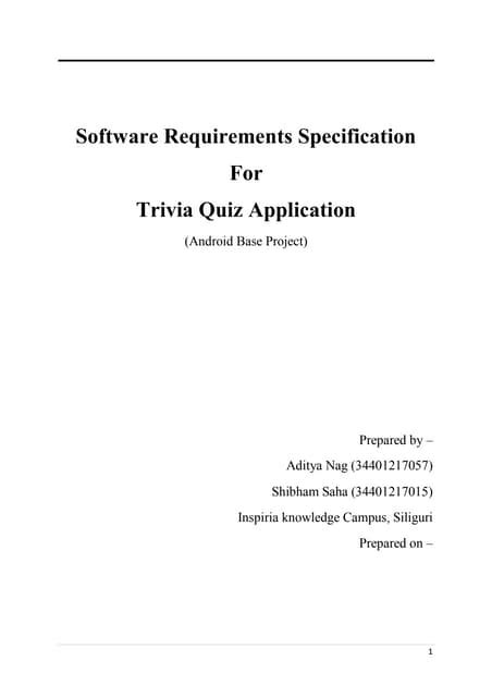 quiz app android documentation pdf operating systems computer software and applications