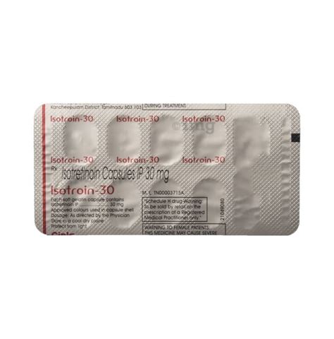 Capsule Isotretinoin 30mg Rs 302 Strip Health Care Medical Centre