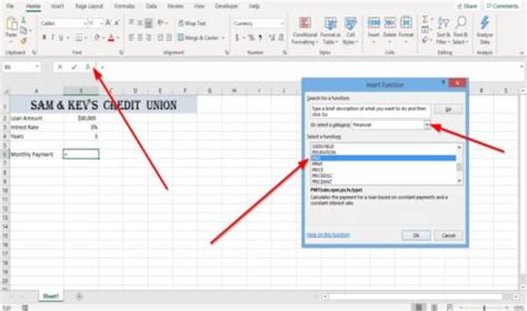 How To Use Pmt Function In Excel