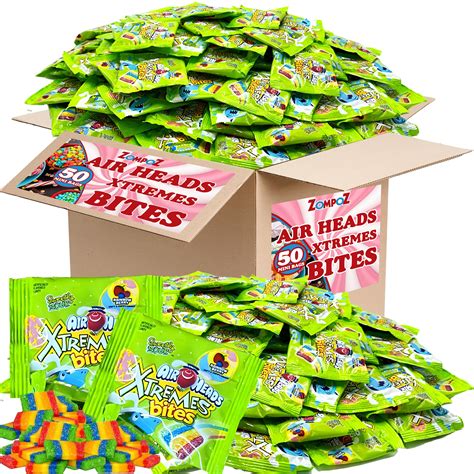 Xtremes Bites Bulk 50 Snack Size Packs Individually Wrapped Bulk Candy For