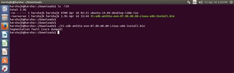 Unable To Install Ti Sdk Am335x Evm 07000000 Linux X86 Installbin