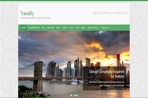 awesome and responsive travel wordpress theme free download