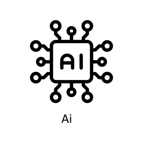 Ai Vector Outline Icons Simple Stock Illustration Stock 21828409