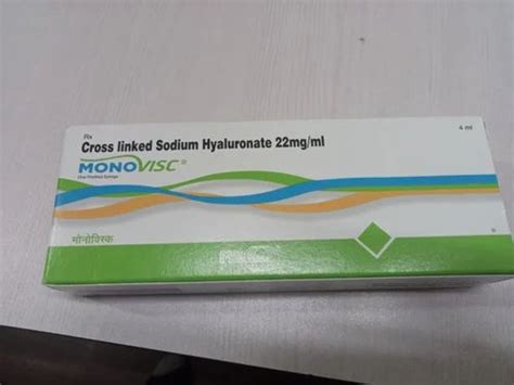 Monovisc Injection Sodium Hyaluronate 88mg 4ml At ₹ 16000 Vial In Mumbai