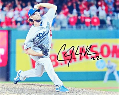 Clayton Kershaw Signed Autograph 8x10 Photo Dodgers Reprint Ebay