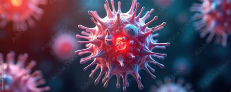 Detailed 3d Render Of Leukemia Cell Complex Structure Clearly Shown Detailed 3d Render Of Leukemia Cell Complex Structure Clearly Shown