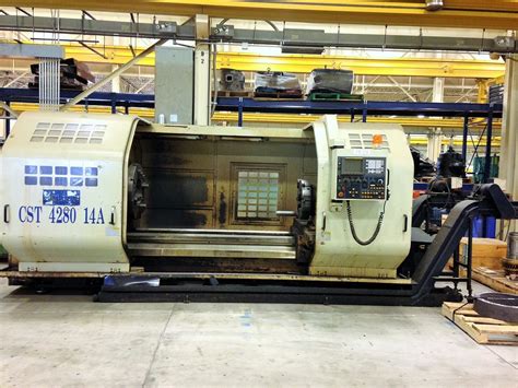Used 2000 Sfm 14 Bore Cnc Flat Bed Lathe Lathes Cnc 65916 Asset