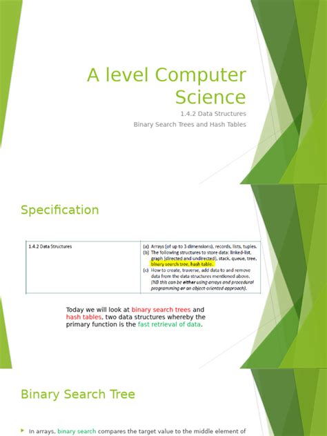 142 Binary Search Trees Andd Hash Tables Pdf Vertex Graph Theory Computer Programming