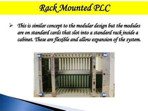 Rack Mounted Plc Advantages And Disadvantages Plc Programming Modular Design Rack