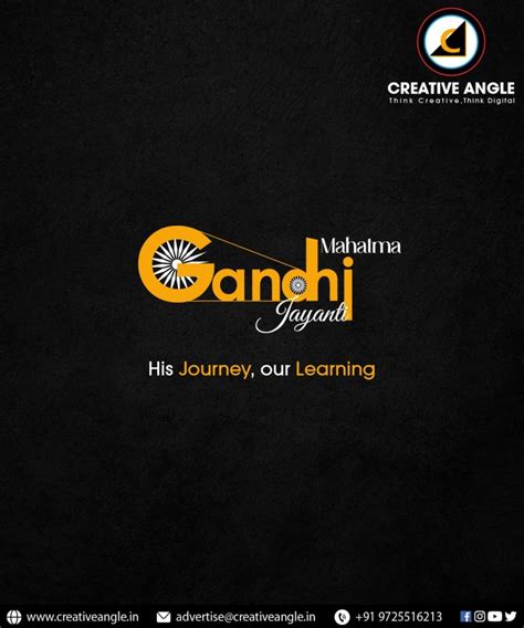 creative angle on linkedin 🌟 gandhi jayanti wishes from creative angle 🌟 on this special day we…