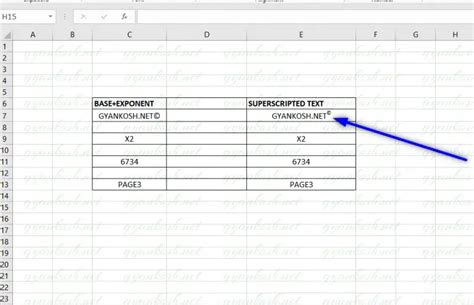 How To Superscript Text In Excel Gyankosh Learning Made Easy