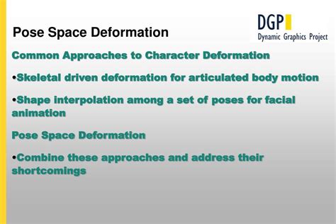 ppt sculpted data driven and physically based character deformation
