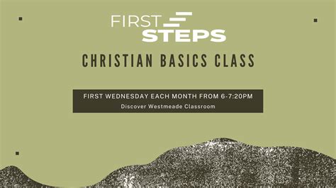 First Steps Class Westmeade Baptist Church