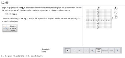 Solved 4 2 55 Begin By Graphing F X Log4x Then Use Chegg Com