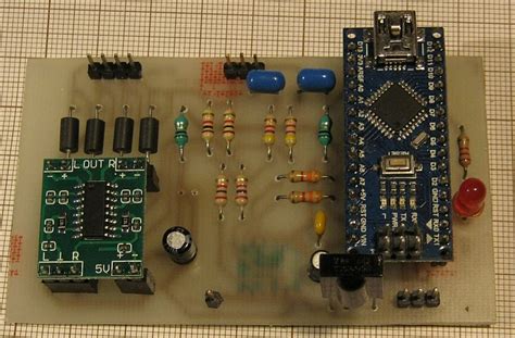 radio fm rda5807m arduino nano pam8403 ir elektroda pl