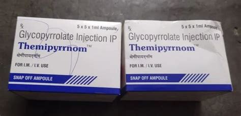 Glycopyrrolate Injection Ip 1 Mg 5 Ml At ₹ 300 Vial In Nagpur Id 2851697086788