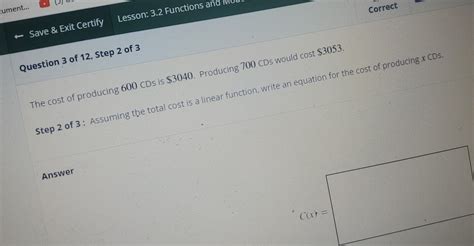 solved correct tument 2 save and exit certify lesson 3 2 functions