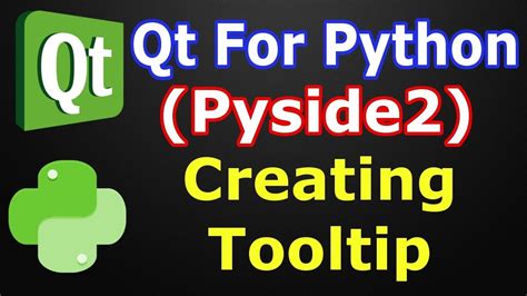Pysid2 Gui How To Create Tooltip Python Gui Development Youtube