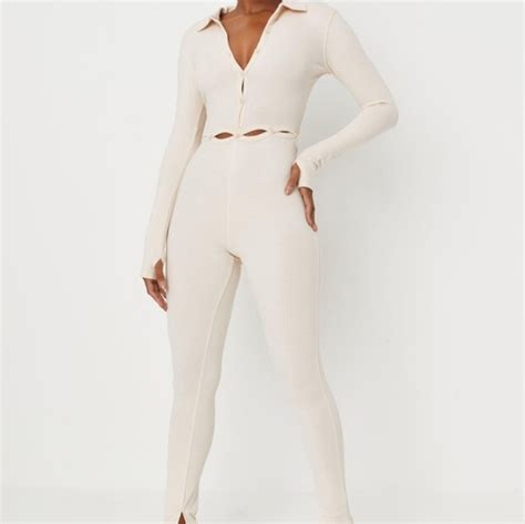 Missguided Pants And Jumpsuits Carli Bybel X Missguided Polo Button Front Jumpsuit Poshmark