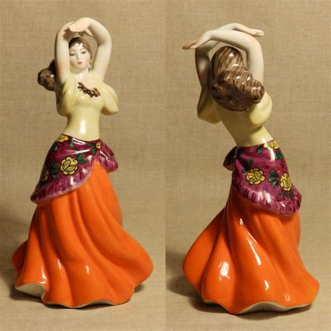 Статуэтка Кармен Цыганка Испанский танец балерина Киев фарфор СССР 1 900 грн