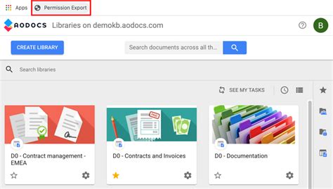 Use Aodocs Bookmarklet Permission Export Aodocs Knowledge Base