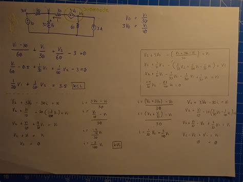 Nodal Analysis With Dependent Voltage Source R Ece