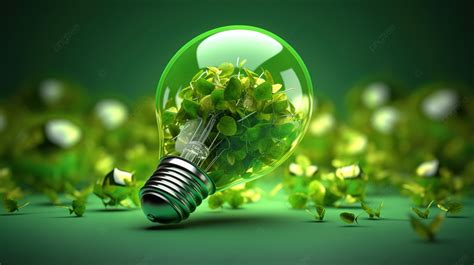 혁신적인 녹색 기술의 3d 렌더링된 이미지 지속 가능한 에너지 창의 전구 창의성과 혁신 배경 일러스트 및 사진 무료 다운로드 Pngtree
