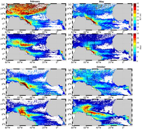 Spatial Variability Of The Largest Simulated Blt Average Over 2